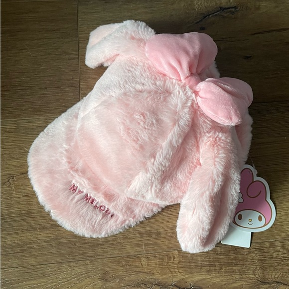 Sanrio | Accessories | My Melodyimported Nwt Pink Faux Fur Cap With ...
